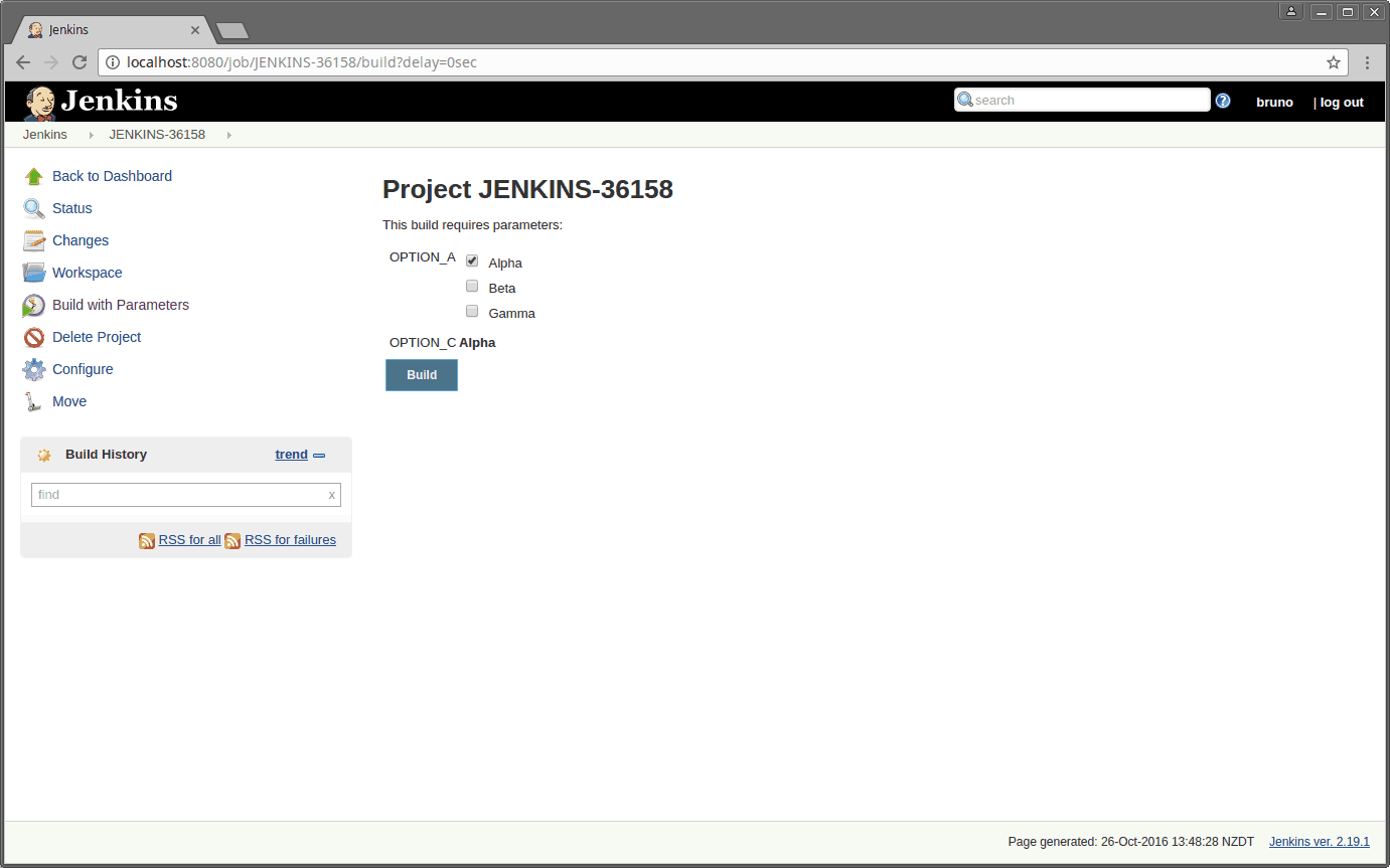 Jenkins 36158 Active Choice Reactive Reference Parameter Not Working On Checkbox Reference
